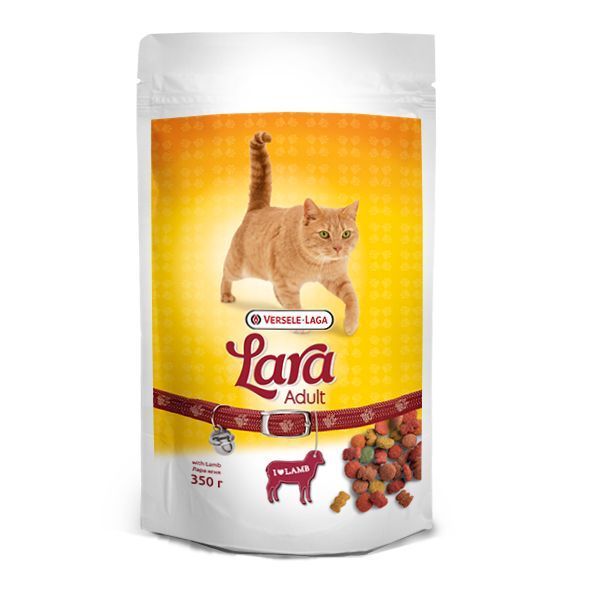Lara Adult with Lamb - Сухий преміум корм для активних котів, ягня, 350 ...